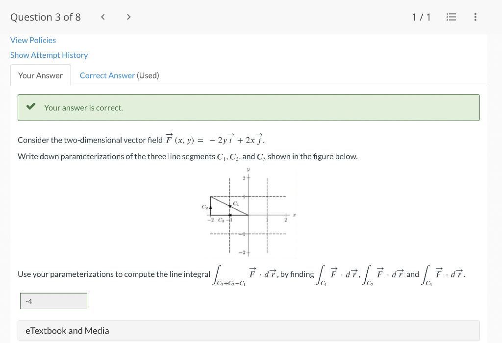 Solved Your answer is correct. Consider the two-dimensional | Chegg.com