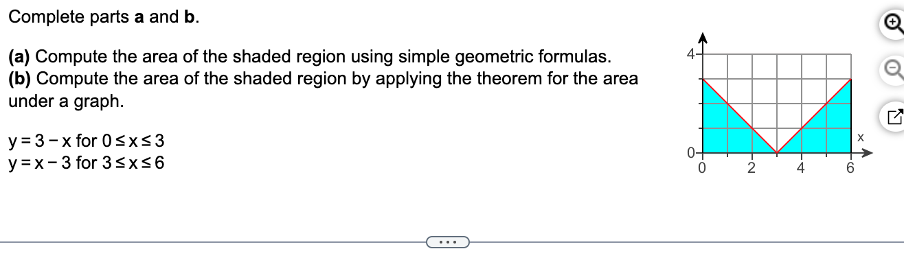 Solved Complete parts a and b.(a) ﻿Compute the area of the | Chegg.com