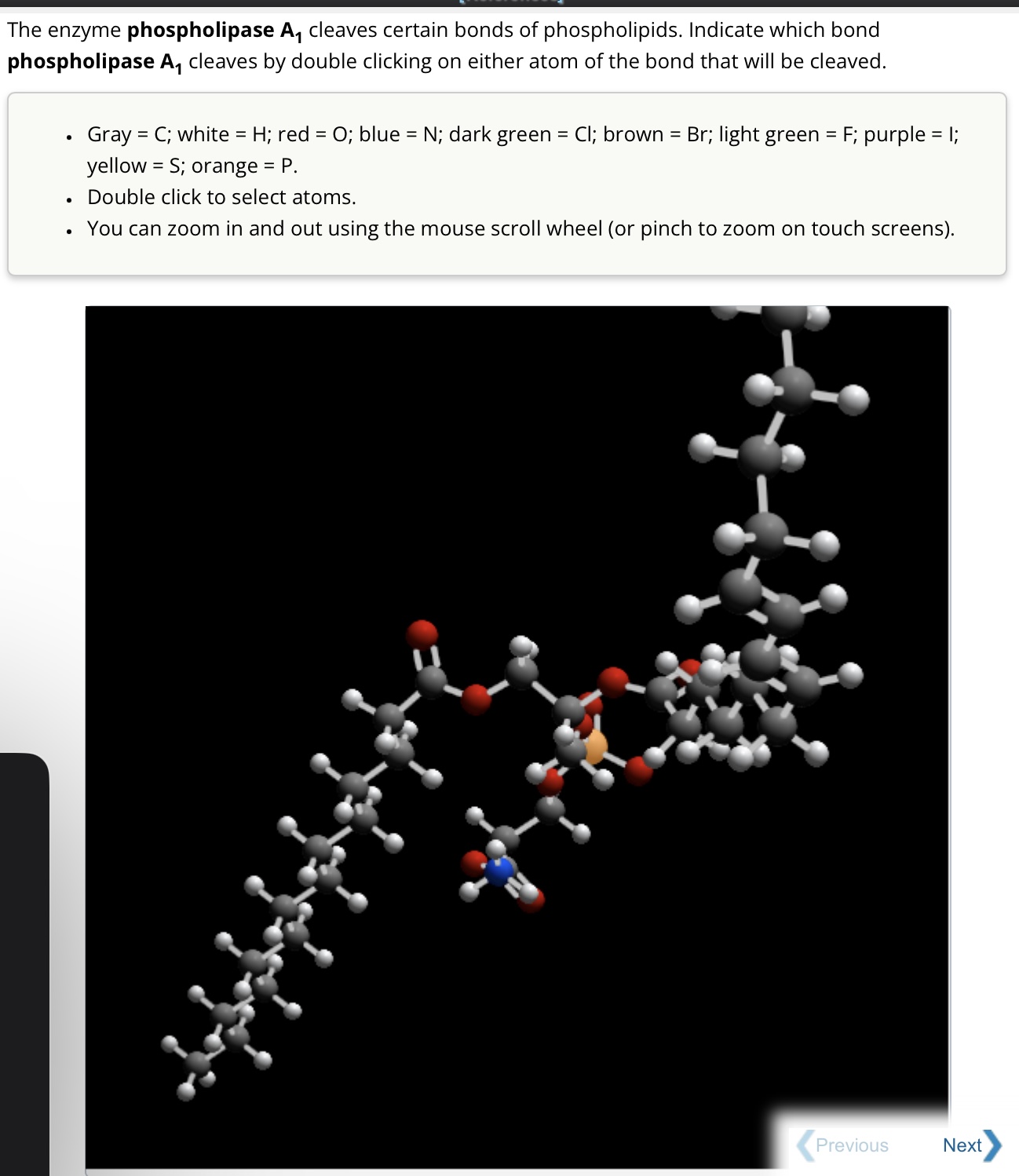 Solved he enzyme phospholipase A1 cleaves certain bonds of | Chegg.com