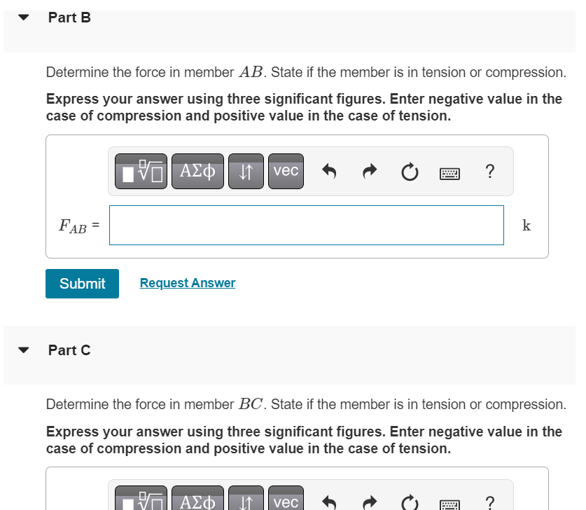 Solved Members AB,BC, and BD are used in conjunction with | Chegg.com