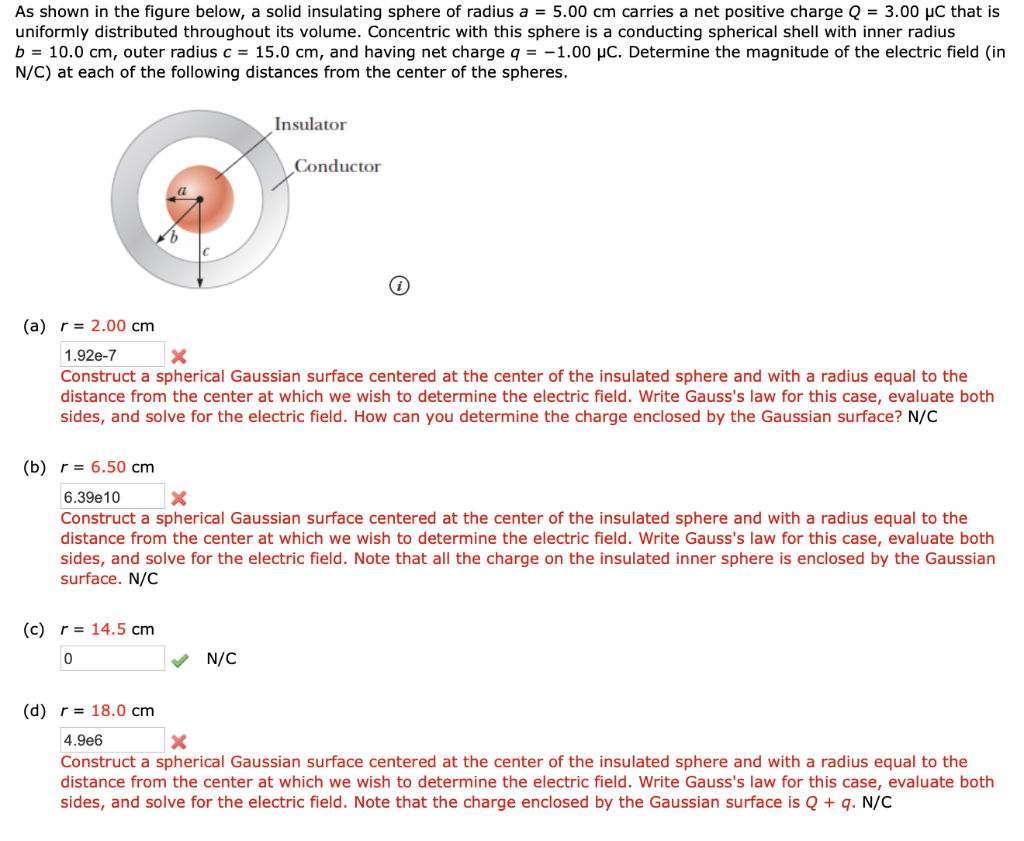 Solved As shown in the figure below, a solid insulating | Chegg.com