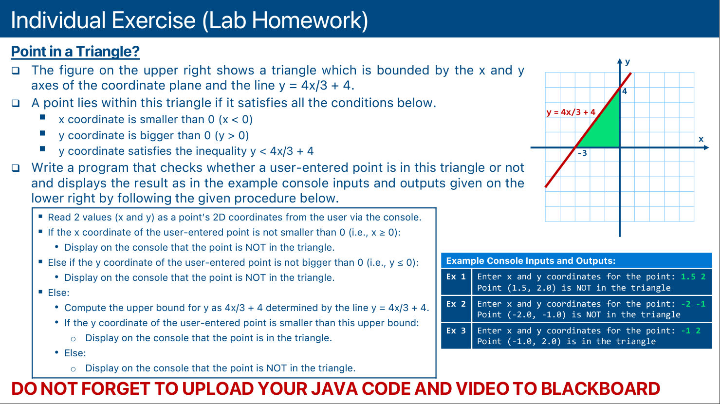 Solved Individual Exercise (Lab Homework) Point in a | Chegg.com