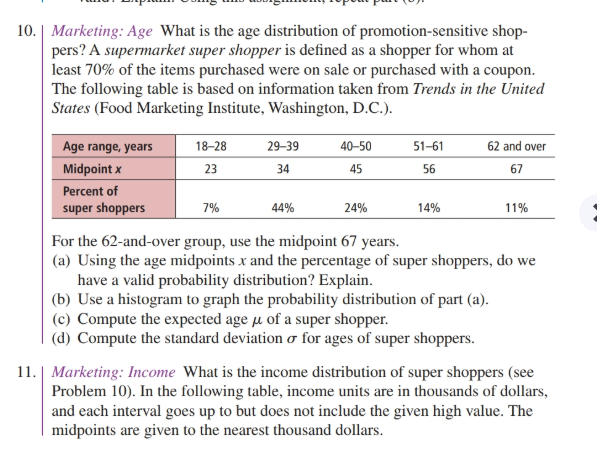 Solved 7.| Basic Computation: Expected Value and Standard | Chegg.com