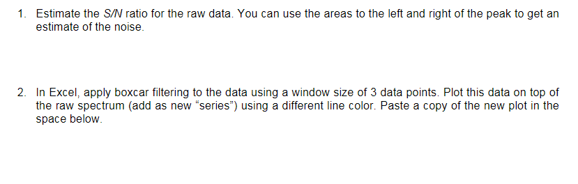 Solved A. Boxcar Averaging One of the first methods for data | Chegg.com