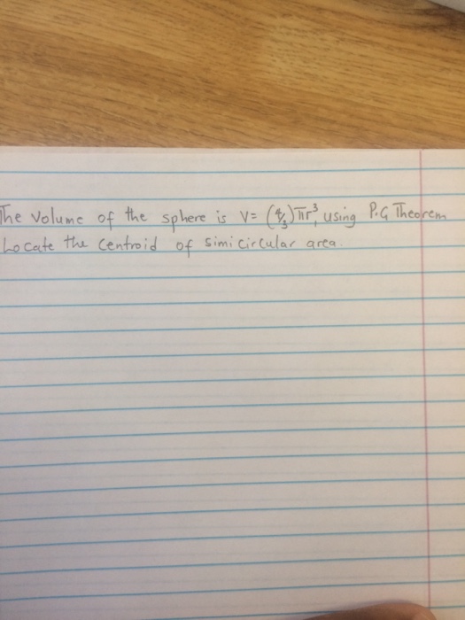 Solved The volume of the sphere is V = (4/3) pi r^3, using | Chegg.com