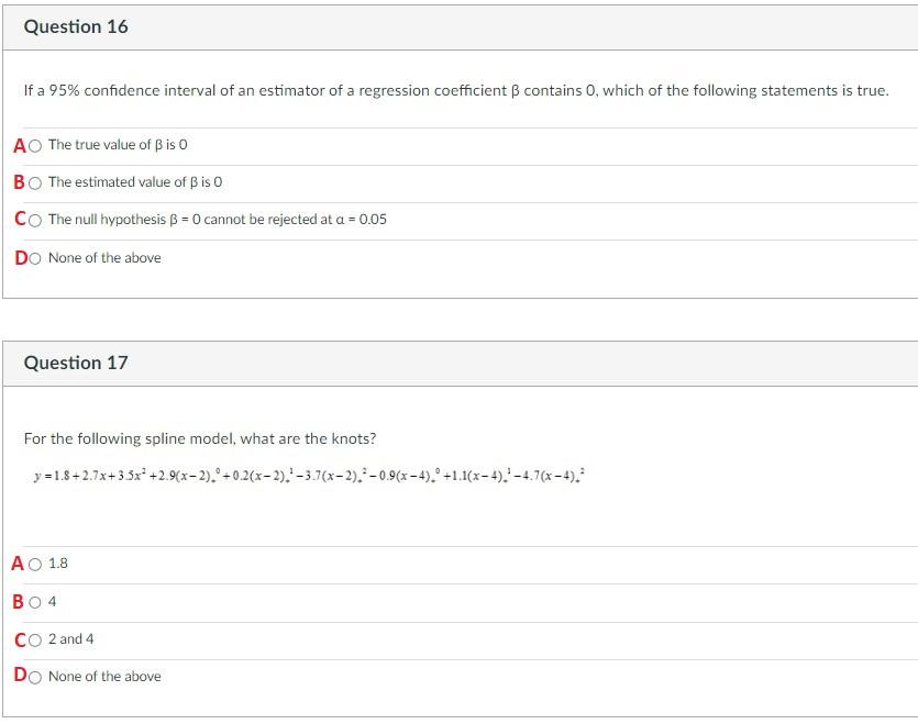 Solved If a 95% confidence interval of an estimator of a | Chegg.com