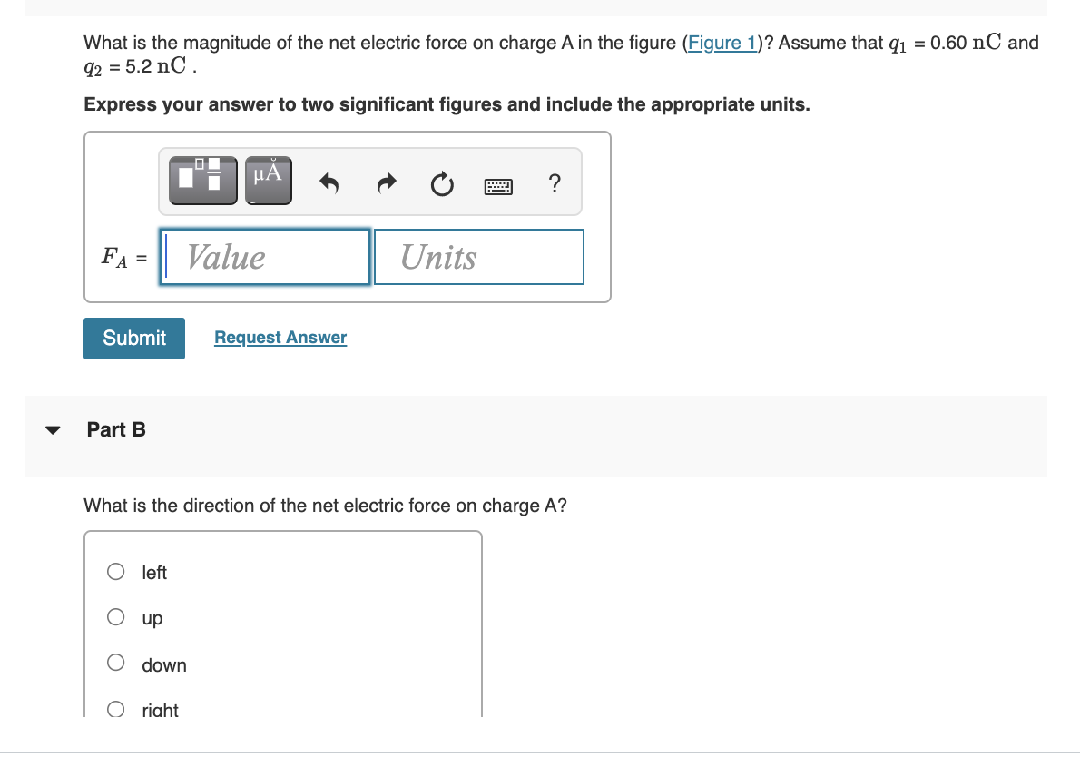 Solved What is the magnitude of the net electric force on | Chegg.com