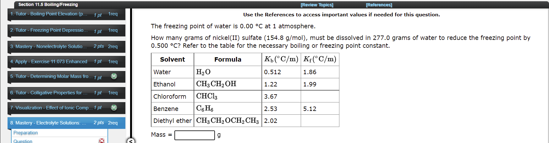 Solved Use the References to access important values if | Chegg.com