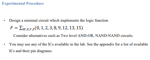 Solved Design a minimal circuit which implements the logic | Chegg.com