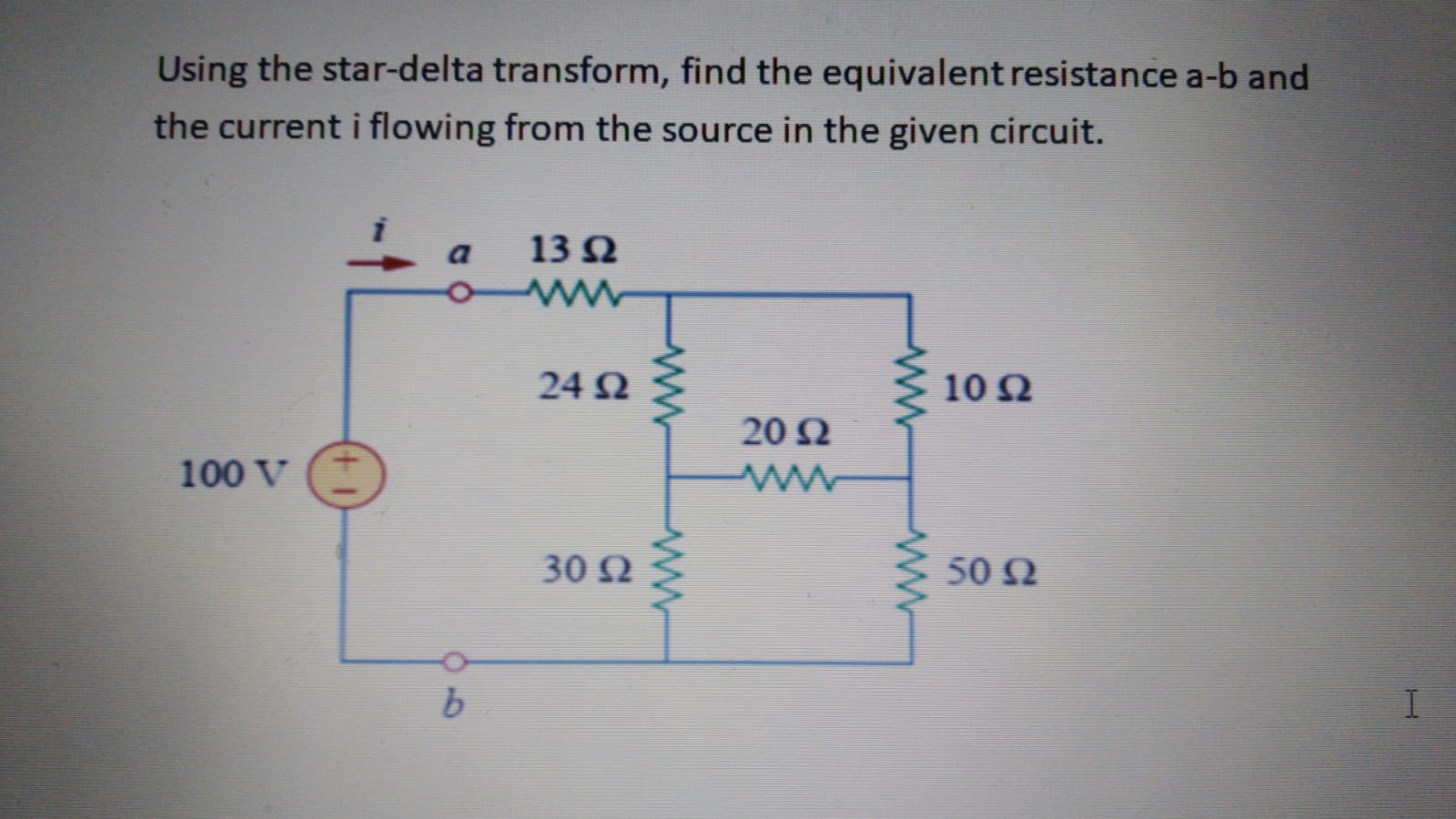 Solved Using the star-delta transform, find the equivalent | Chegg.com