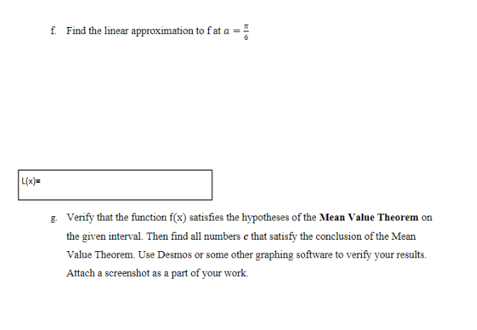 Solved For the function f(x)=2sinx−x+2, in the interval | Chegg.com