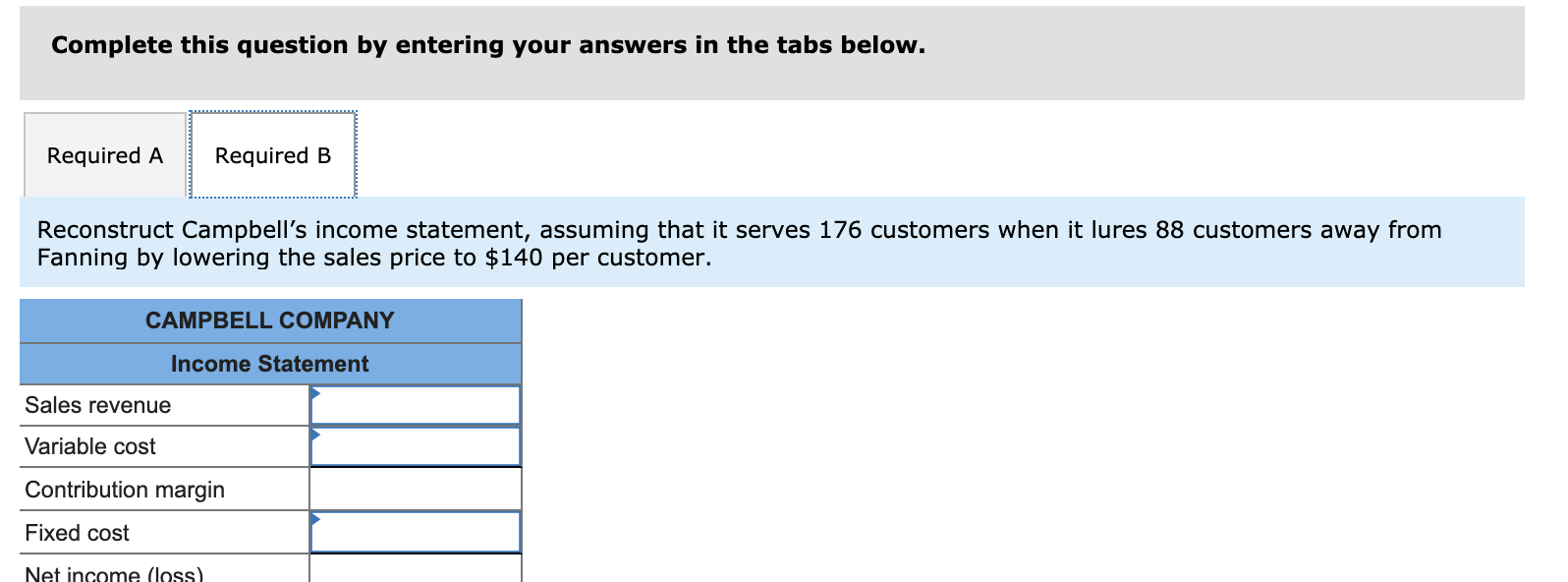 Solved Exercise 2-12A (Algo) Using fixed cost as a | Chegg.com