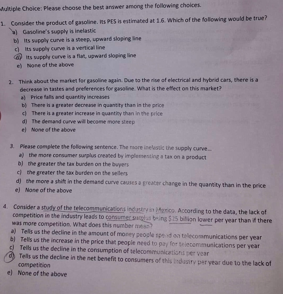 Solved Please answer 1-4. I am uncertain of my answers and I | Chegg.com