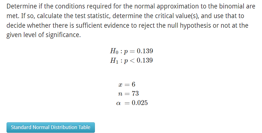 Solved Determine if the conditions required for the normal | Chegg.com