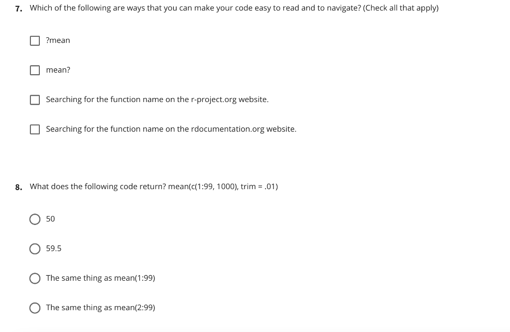Solved 7. Which of the following are ways that you can make | Chegg.com
