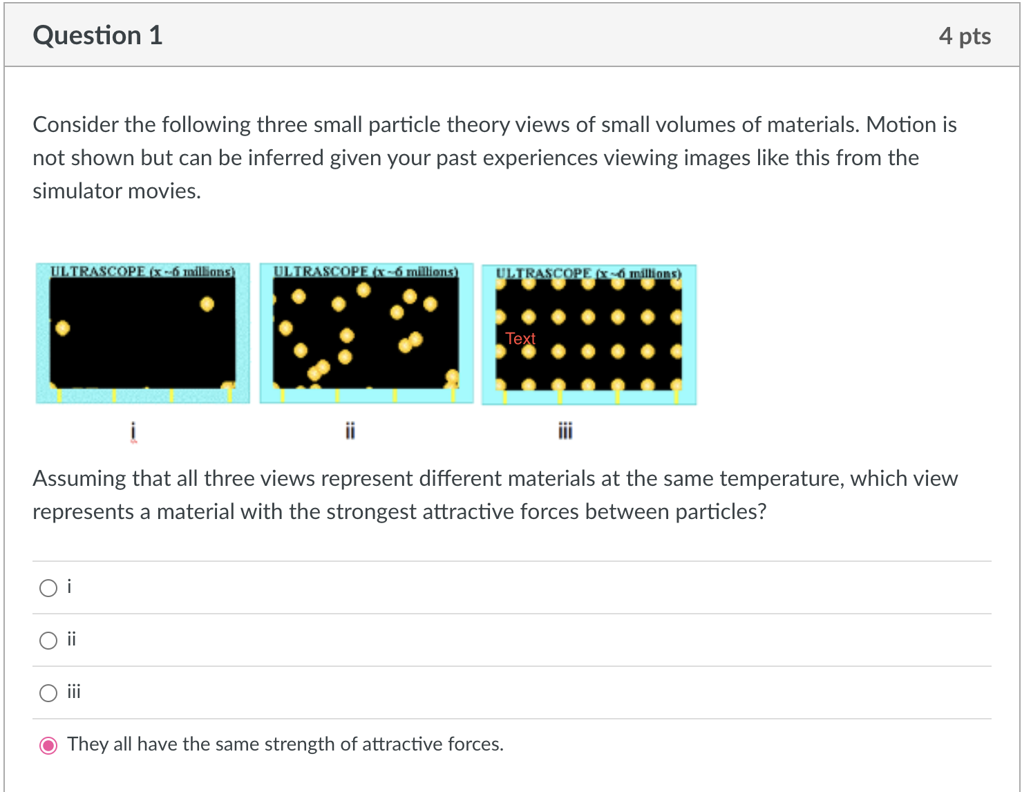 Solved Question 1Consider the following three small particle | Chegg.com