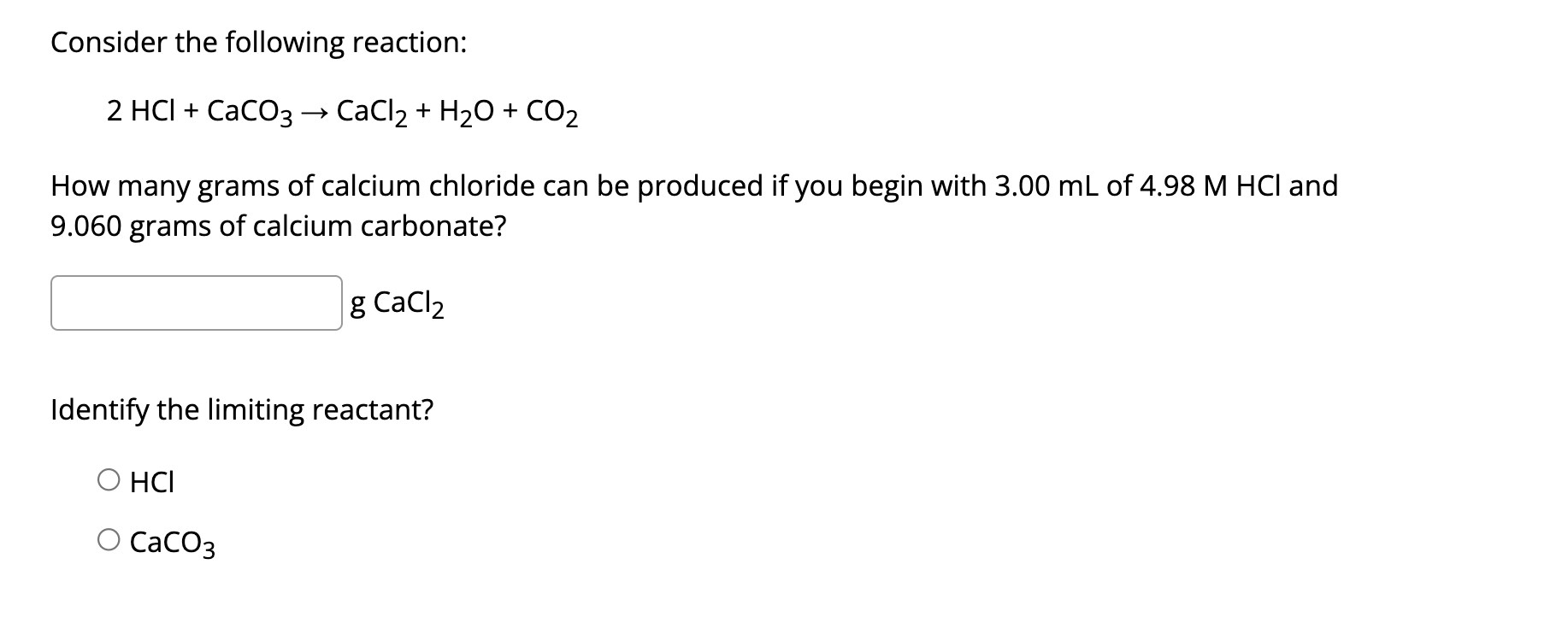 Solved Consider the following reaction: | Chegg.com