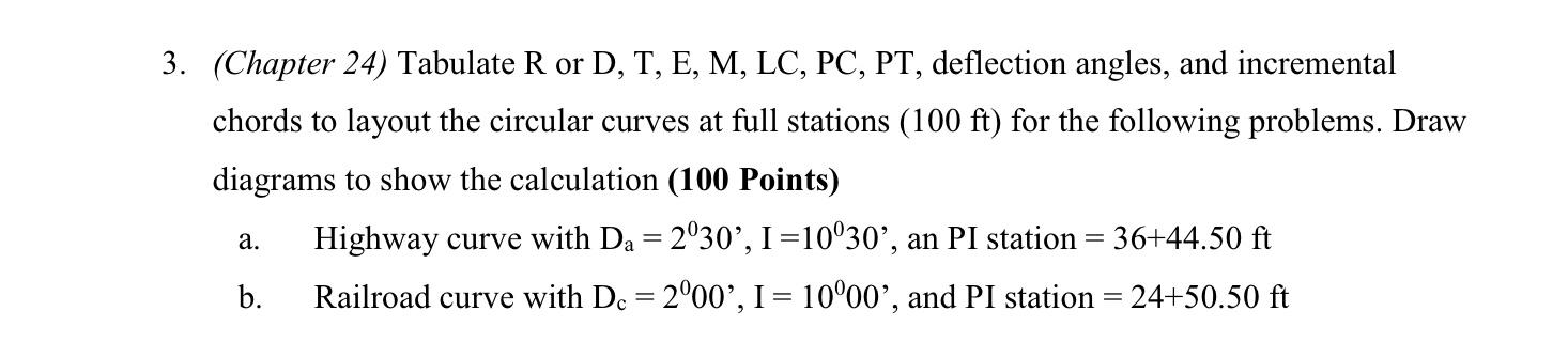 Solved 3. (Chapter 24) Tabulate R or D, T, E, M, LC, PC, PT, | Chegg.com