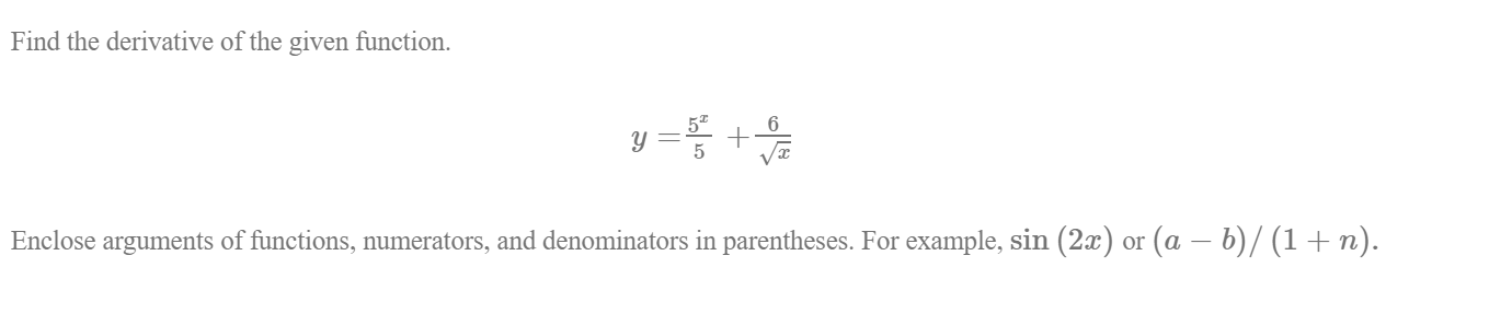 Solved Find the derivative of the given function. f(x) = | Chegg.com