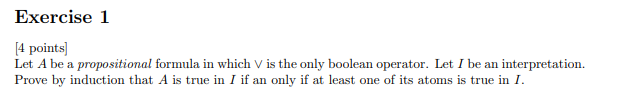 Solved Exercise 1 [4 points) Let A be a propositional | Chegg.com