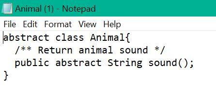 Solved QUESTION 4 (20 MARKS) The Animal classes are given | Chegg.com