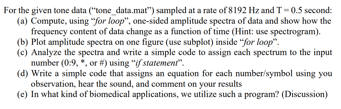 Solved please provide the Matlab code with clear comments | Chegg.com