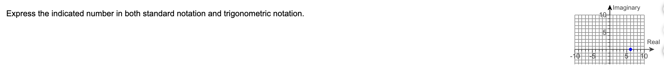 Solved Almaginary Express the indicated number in both | Chegg.com