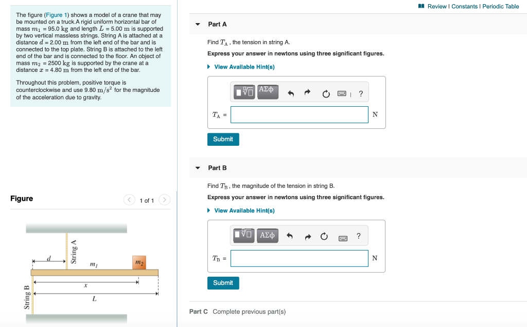Solved M Review | Constants Periodic Table Part A The figure | Chegg.com