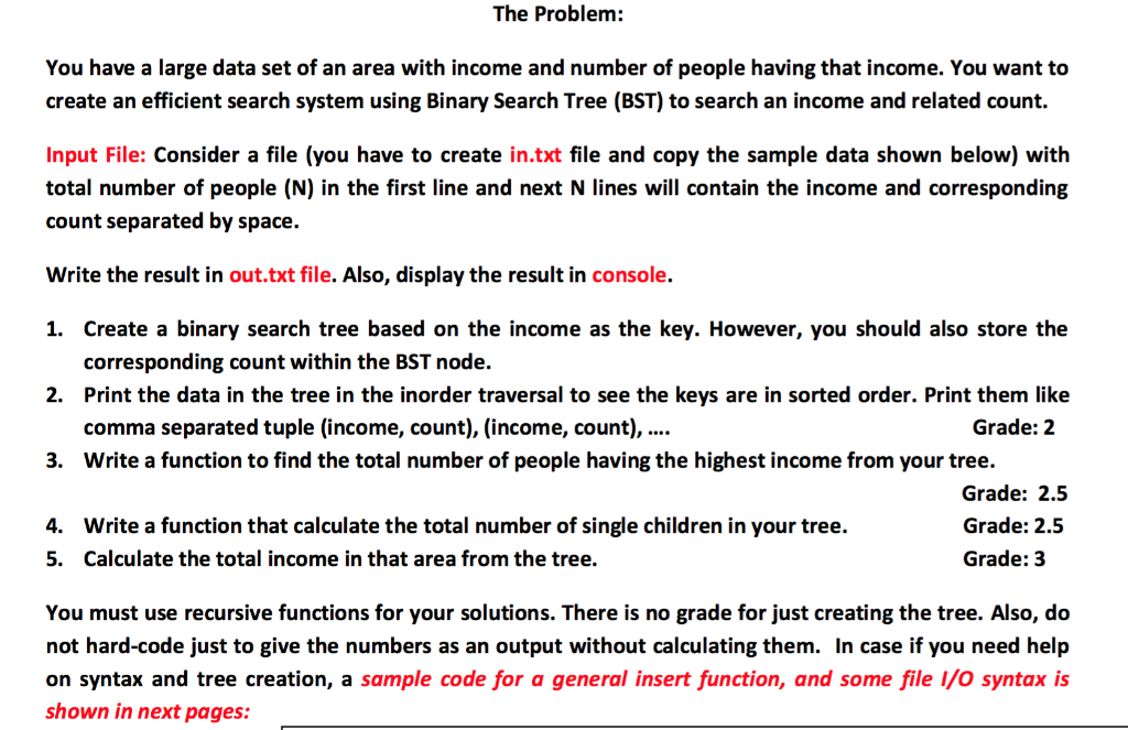 Solved The Problem: You have a large data set of an area | Chegg.com