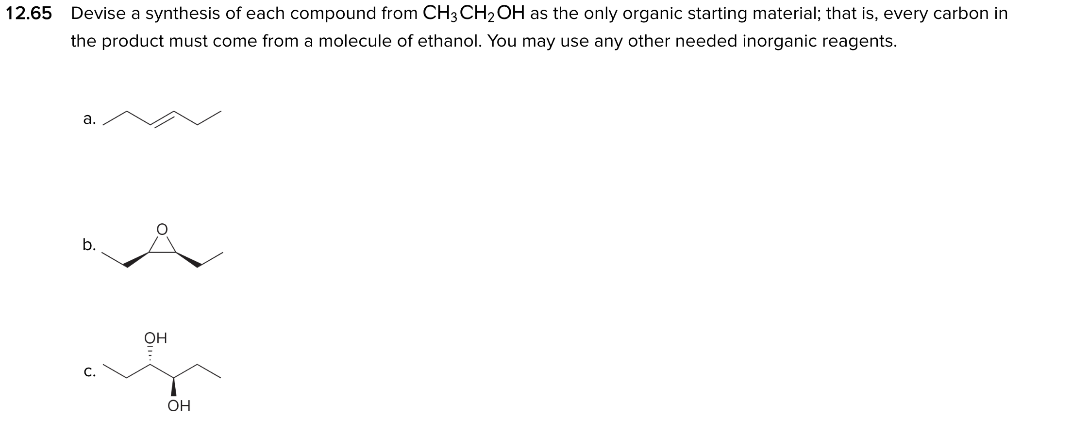 Solved 2.65 Devise a synthesis of each compound from | Chegg.com