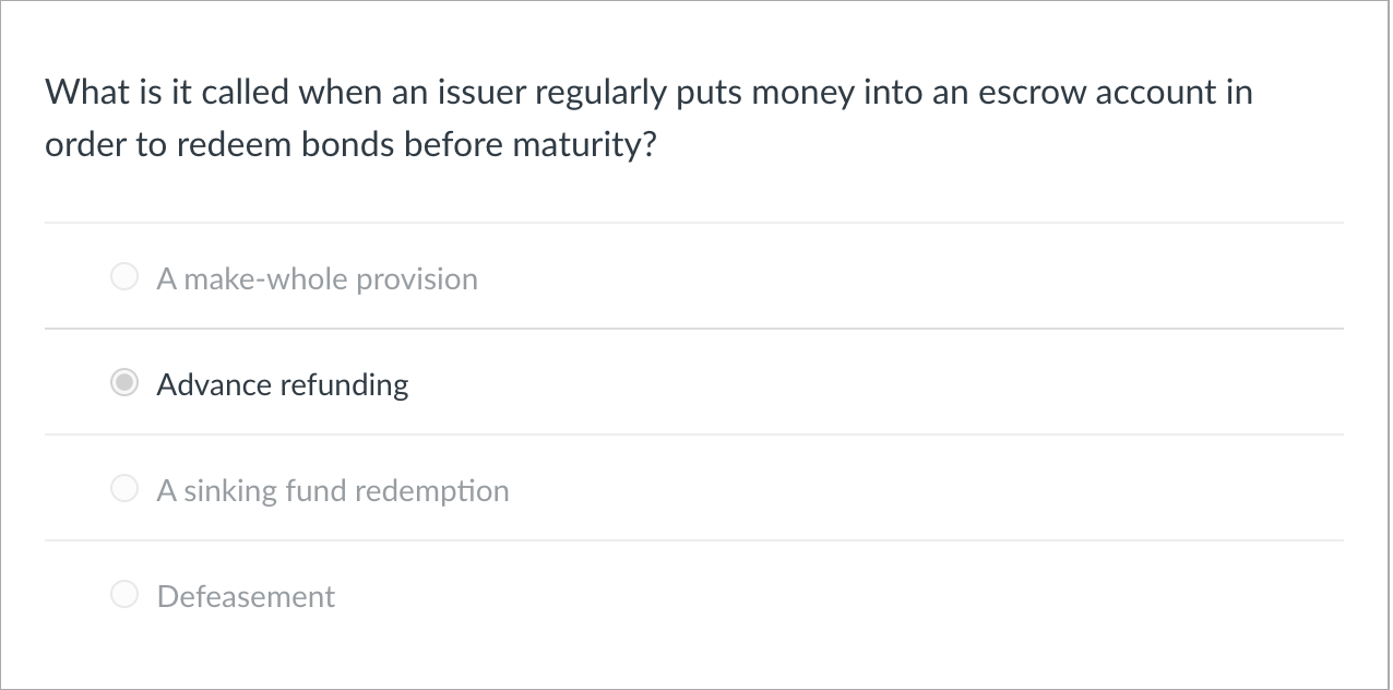Solved What is it called when an issuer regularly puts money | Chegg.com