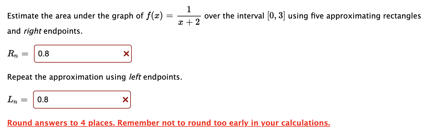 Solved Estimate the area under the graph of f(x)=x+21 over | Chegg.com