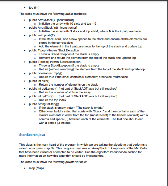 Solved Classes to implement For this assignment, you must | Chegg.com