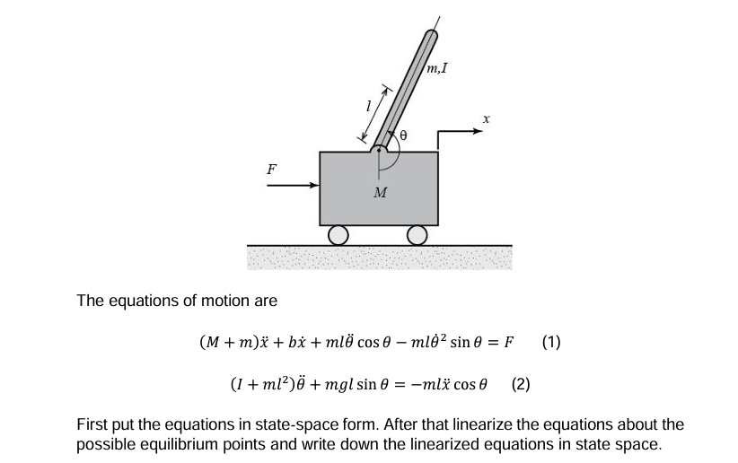 Solved The equations of ﻿motion | Chegg.com