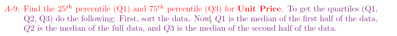 Solved I want the code, python, Unit price is just numbers | Chegg.com