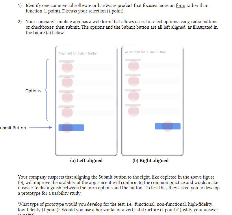 Solved 1) Identify one commercial software or hardware | Chegg.com
