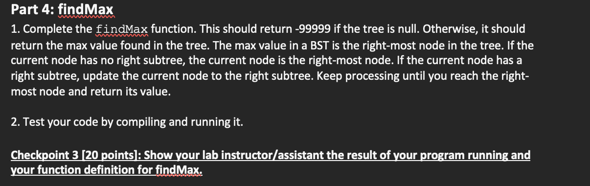 Solved tree.c /* CS 305 Lab: Trees * Tree code definitions * | Chegg.com