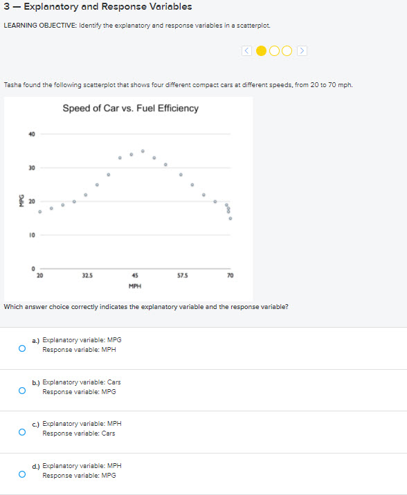Solved 3 Explanatory And Response Variables Learning