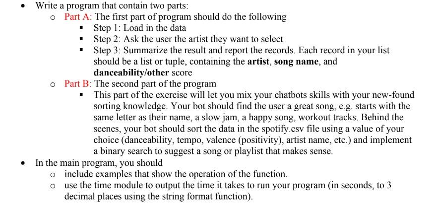 Solved - Write a program that contain two parts: - Part A: | Chegg.com