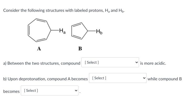 Solved Consider the following structures with labeled | Chegg.com
