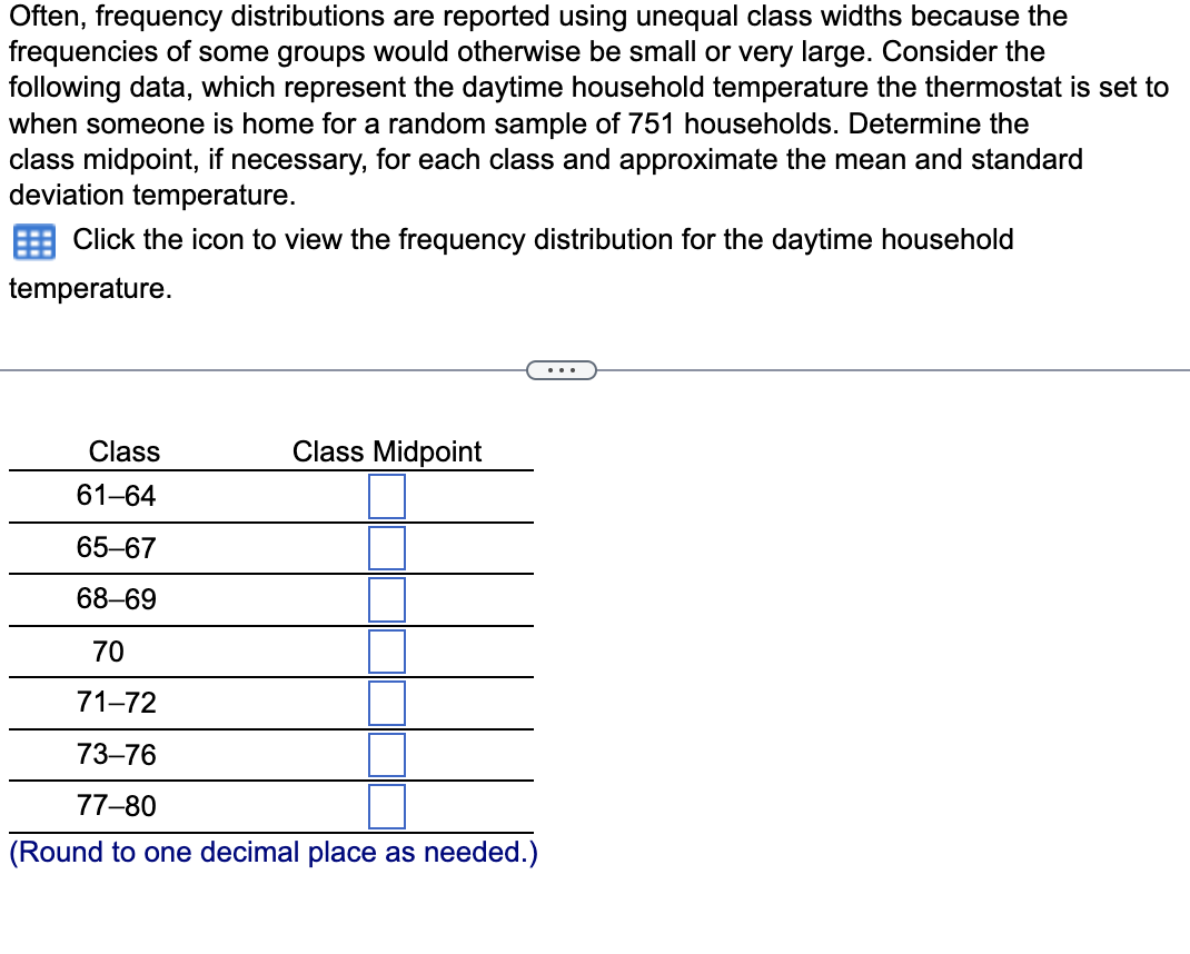 Solved Frequency distributionOften, frequency distributions | Chegg.com