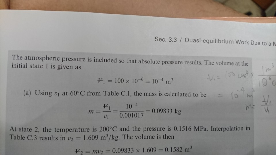 Solved the same as in part (a) I Example 3.2 A | Chegg.com