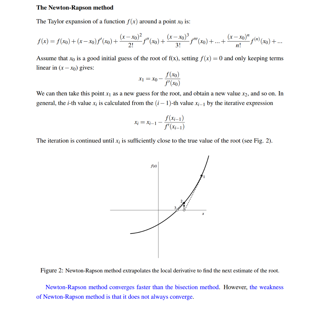 Solved The bisection method Fig. l shows the graphical | Chegg.com