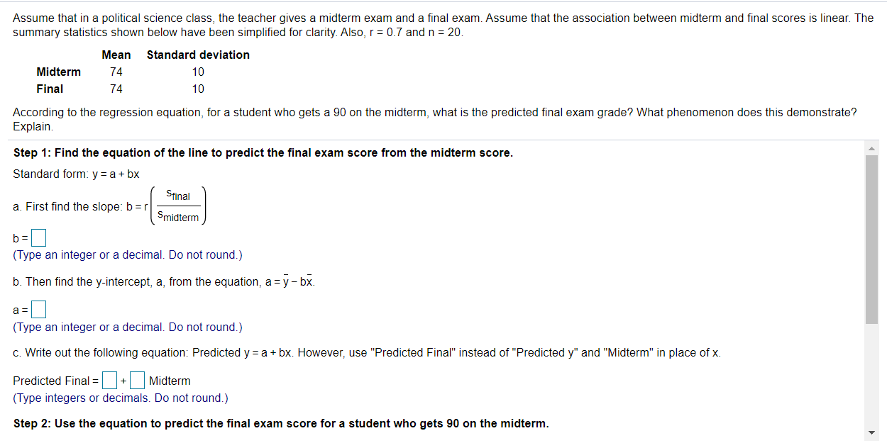 Solved Assume that in a political science class, the teacher | Chegg.com