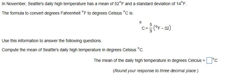 Solved The formula to convert degrees Fahrenheit °F to | Chegg.com