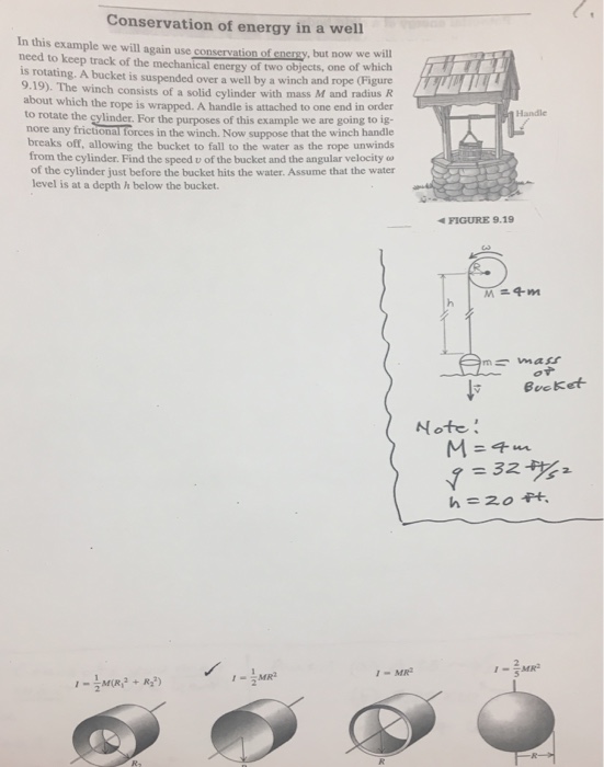 Solved In this example we will again use conservation of | Chegg.com
