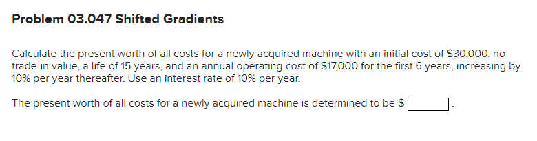 Solved Problem 03.047 Shifted Gradients Calculate the | Chegg.com