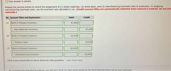Solved Problem 20-01A a, c, d1, b, d2, e-h (Part Level | Chegg.com