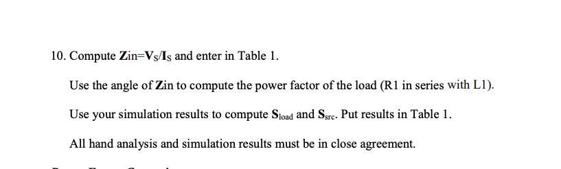 Solved Figure 1. Power Factor Correction Circuit Table 1. | Chegg.com