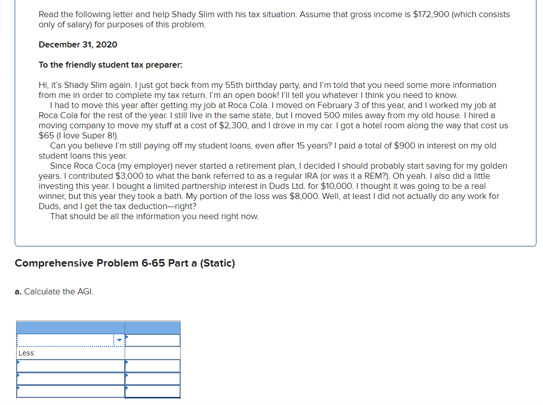 Solved ! Required information Problem 6-48 (LO 6-3) (Algo) | Chegg.com